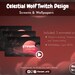 CELESTIAL WOLF Animated Twitch Screens Stream Package Ready to Use ...