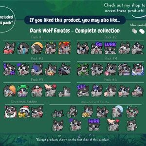 DARK HOWLING Wolf Animated Emote and Alert for Twitch and Discord ...