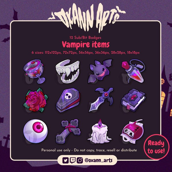 Vampire Items - Etsy