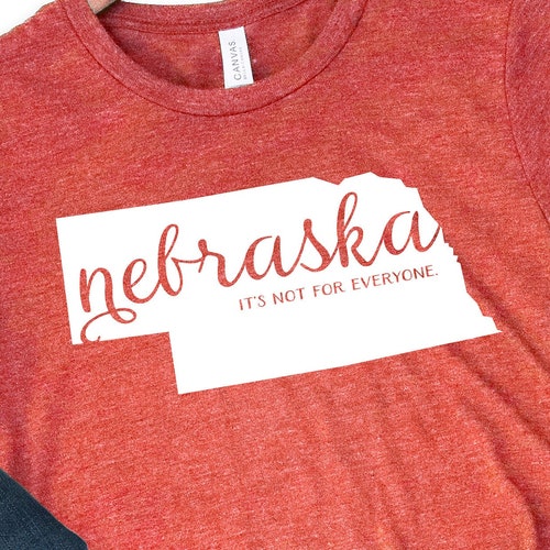 Nebraska Slogan SVG Files Nebraska Word Art Nebraska Not - Etsy