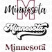 Minnesota SVG Files Minnesota Word Art States Svg Minnesota Cut Files ...
