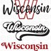 Wisconsin SVG Files Wisconsin Word Art States Svg - Etsy