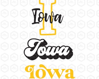 Iowa Svg | Etsy