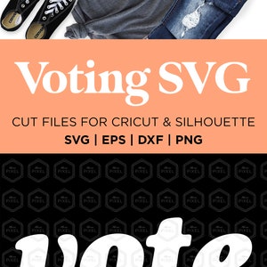 White Vote SVG Voting SVG Vote Clip Art Vote Graphic Political Svg Vote ...