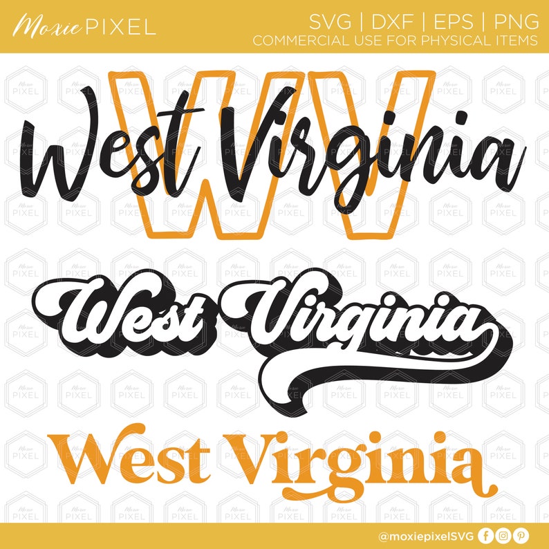 West Virginia SVG Files West Virginia Word Art States Svg - Etsy