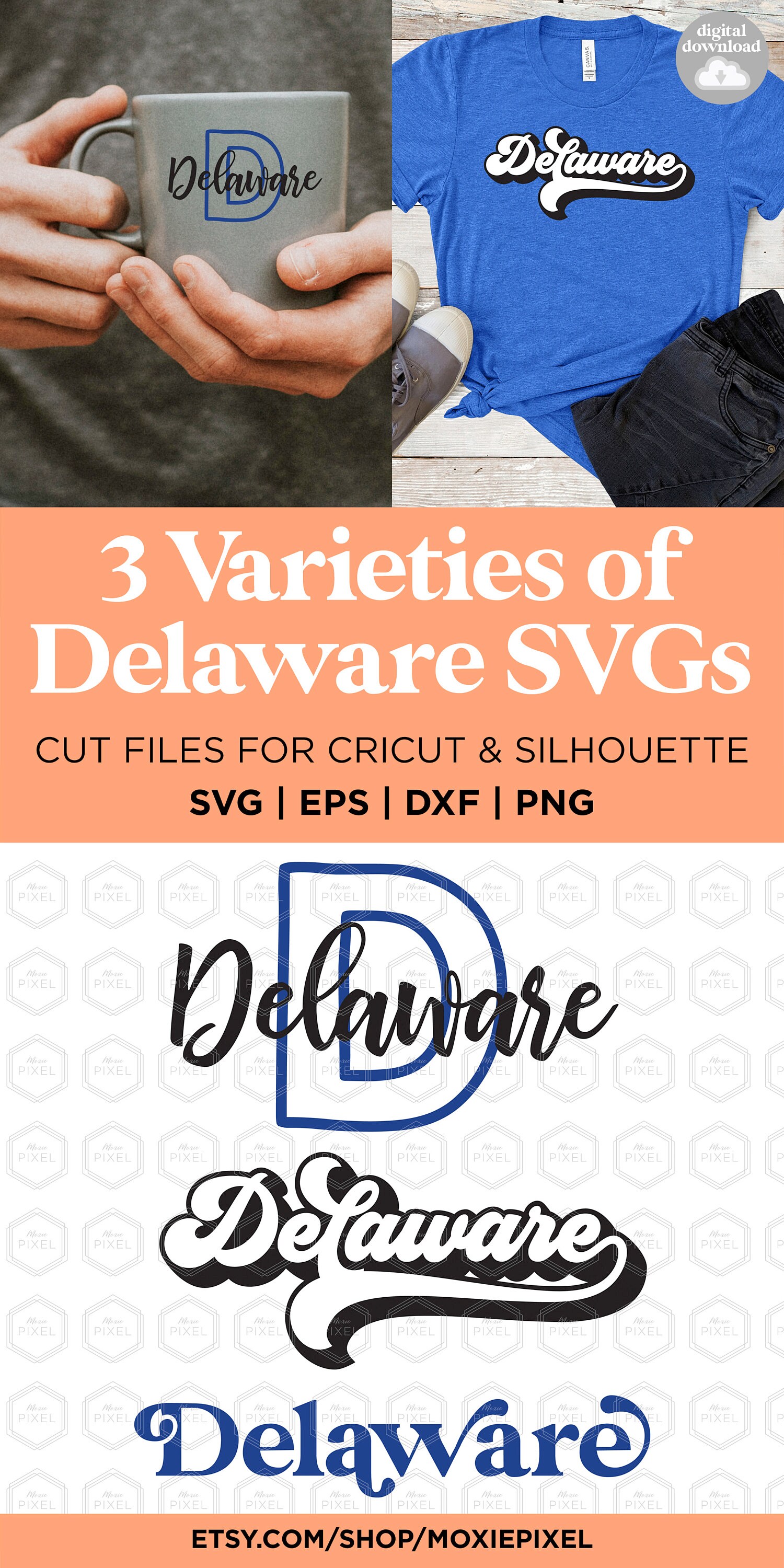Delaware SVG Files Delaware Word Art States Svg Delaware - Etsy