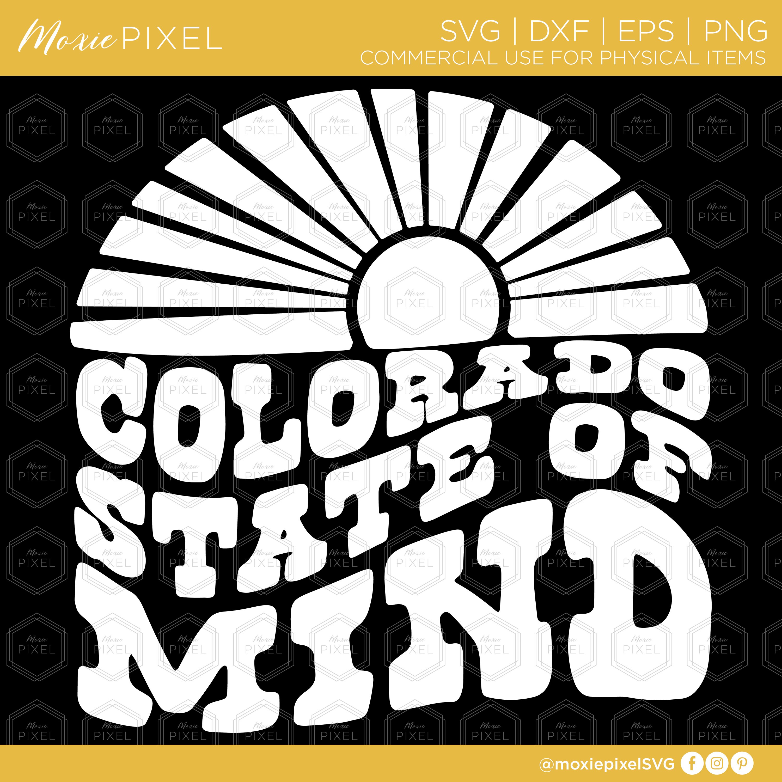 Colorado State of Mind SVG Files Colorado Word Art States Svg Colorado ...