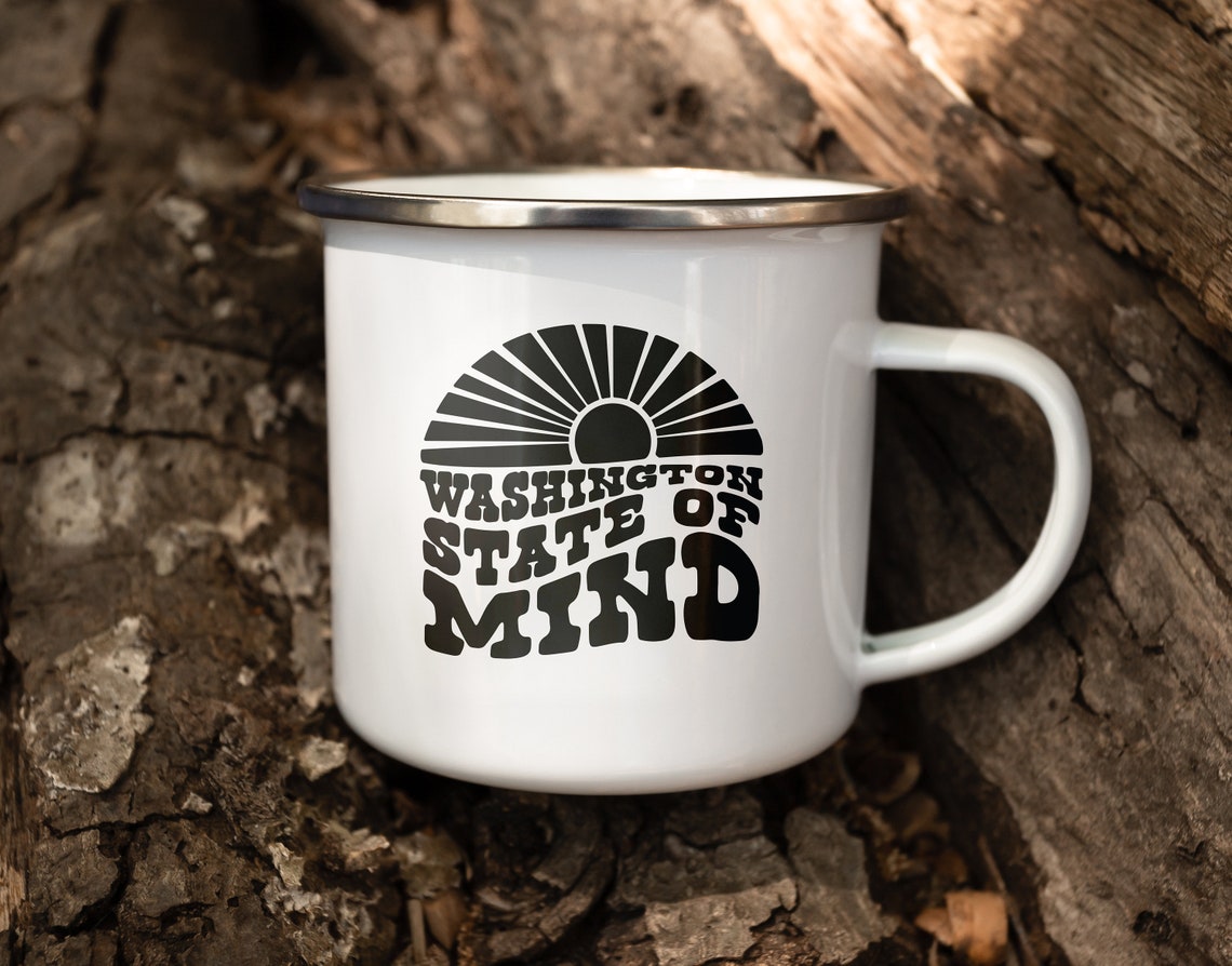 Washington State of Mind SVG Files Washington Word Art - Etsy