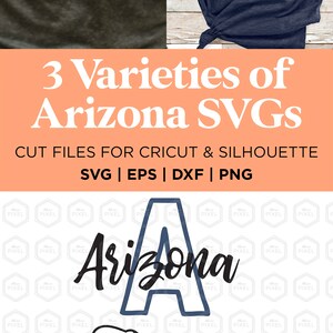 Arizona SVG Files Arizona Word Art States Svg Arizona Cut Files for ...