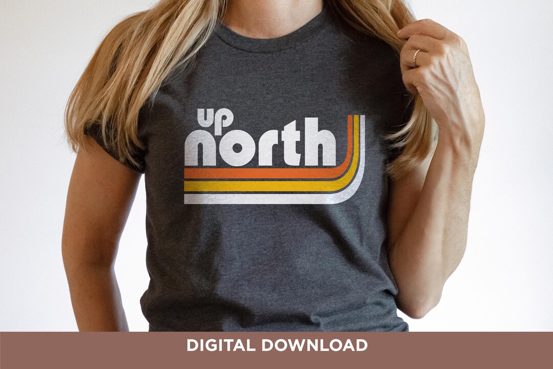 Up North 80s Retro SVG: Cricut Cut File (digital Download) - Etsy