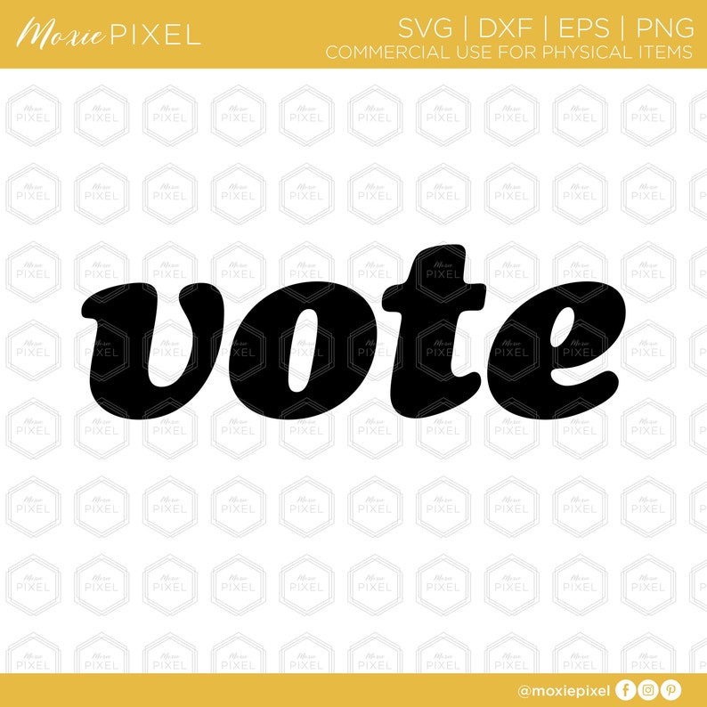 Black Vote SVG Voting SVG Vote Clip Art Vote Graphic Political Svg Vote ...
