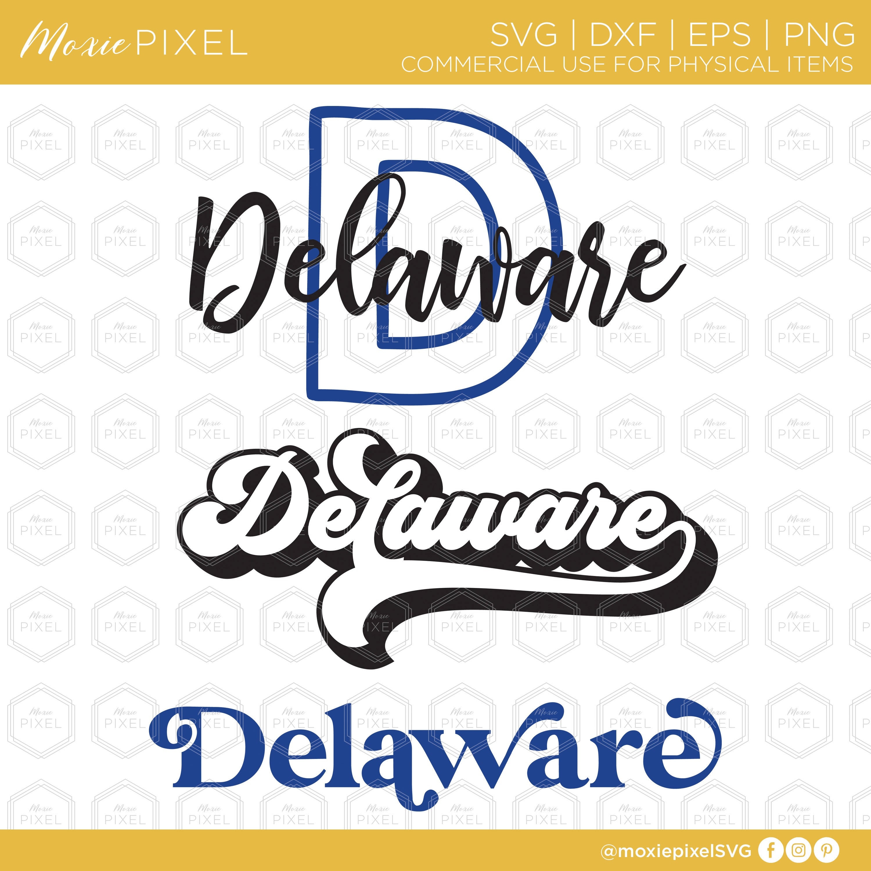 Delaware SVG Files Delaware Word Art States Svg Delaware Cut Files for ...
