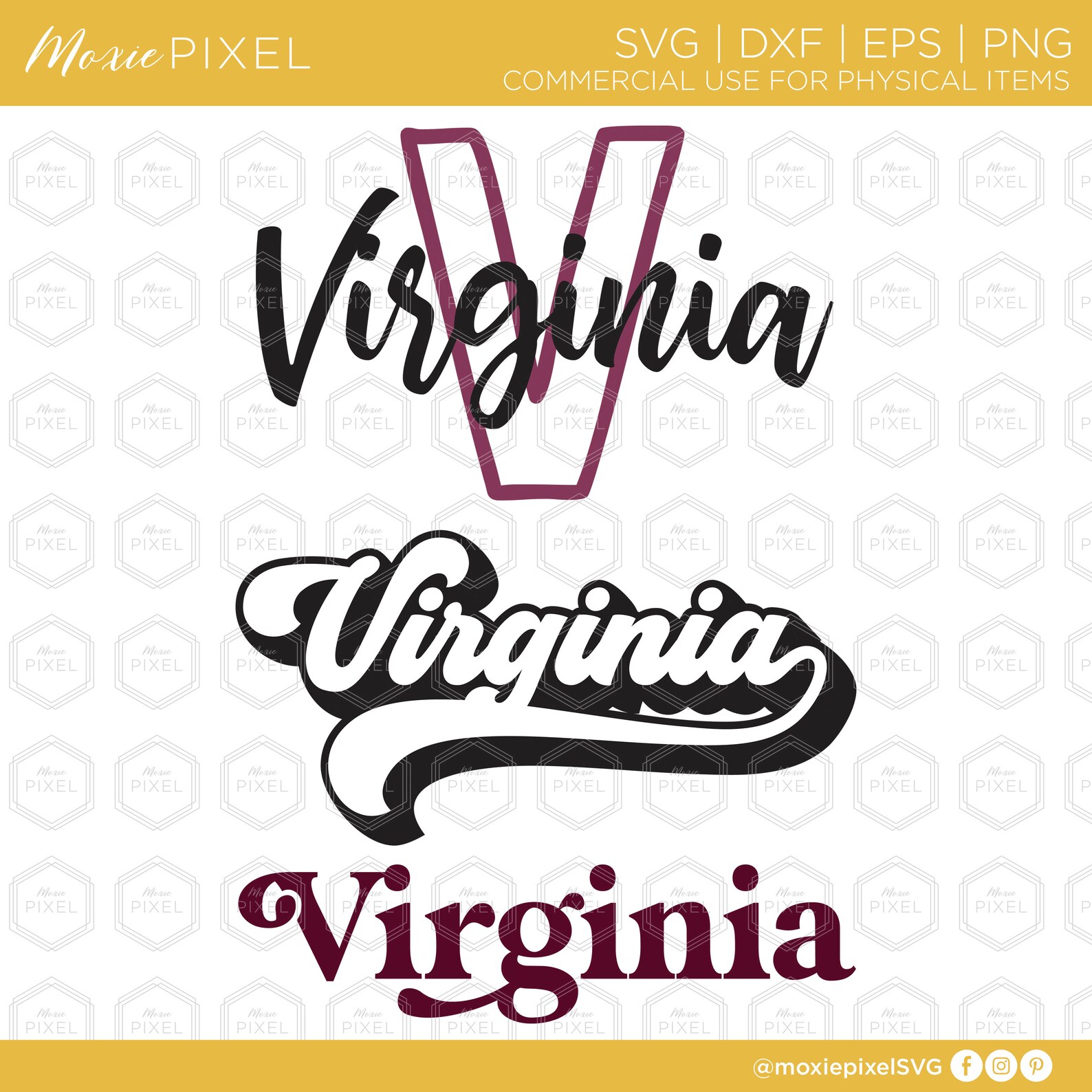Virginia SVG Files Virginia Word Art States Svg Virginia Cut Files for ...