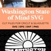 Washington State of Mind SVG Files Washington Word Art States Svg ...