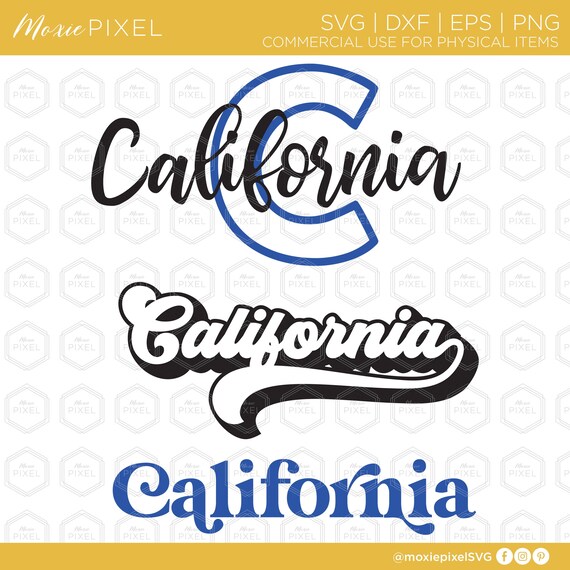 California SVG Files California Word Art States Svg | Etsy