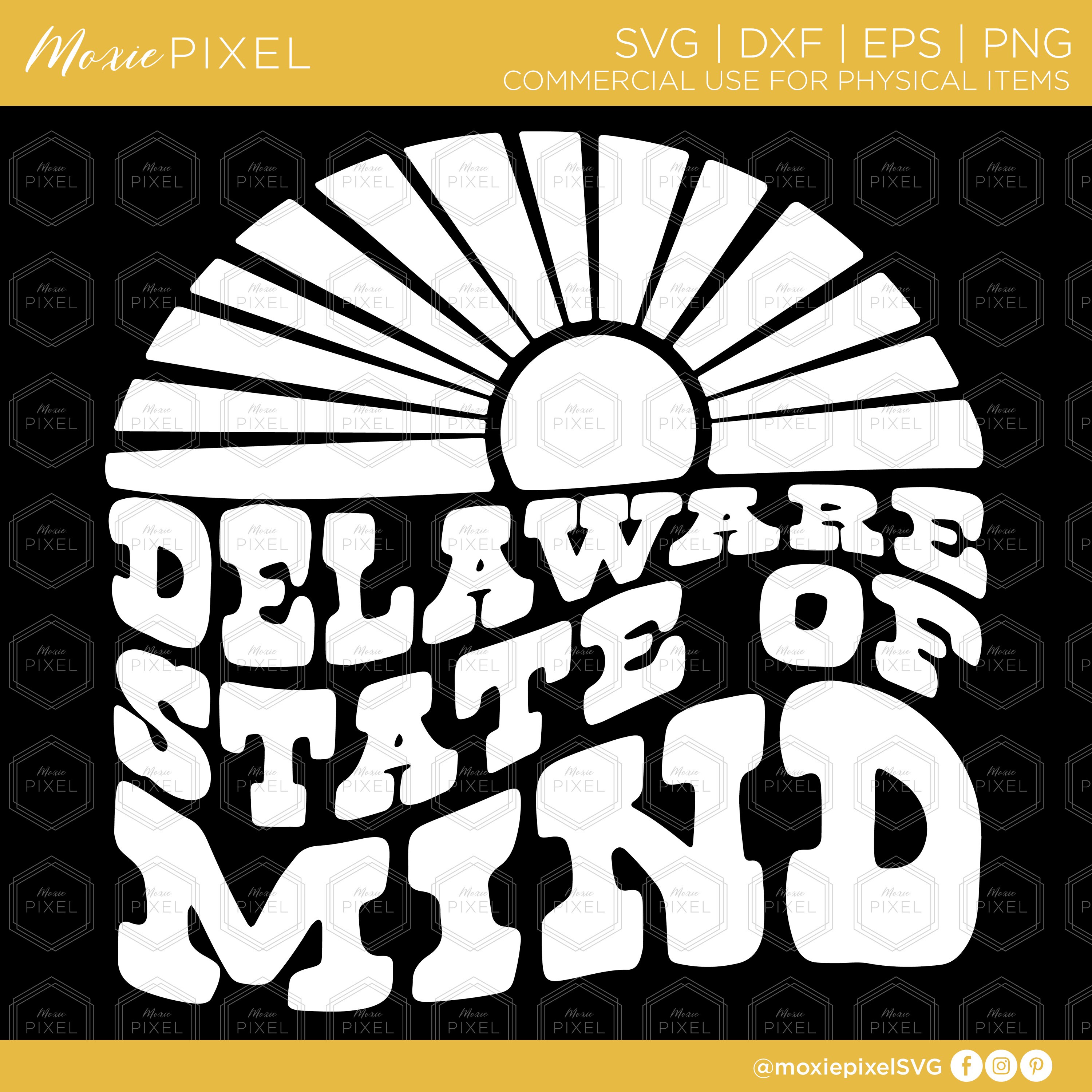 Delaware State of Mind SVG Files Delaware Word Art States Svg Delaware ...