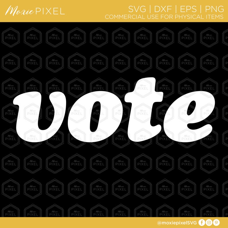 White Vote SVG Voting SVG Vote Clip Art Vote Graphic Political Svg Vote ...