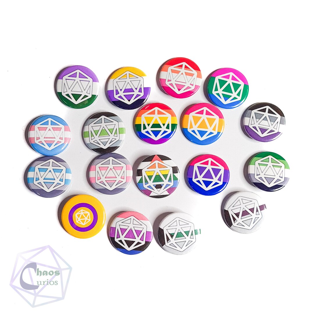 Dnd Pride Badge, LBGT Dnd Pride, Gay, Lesbian, Bisexual, Asexual ...