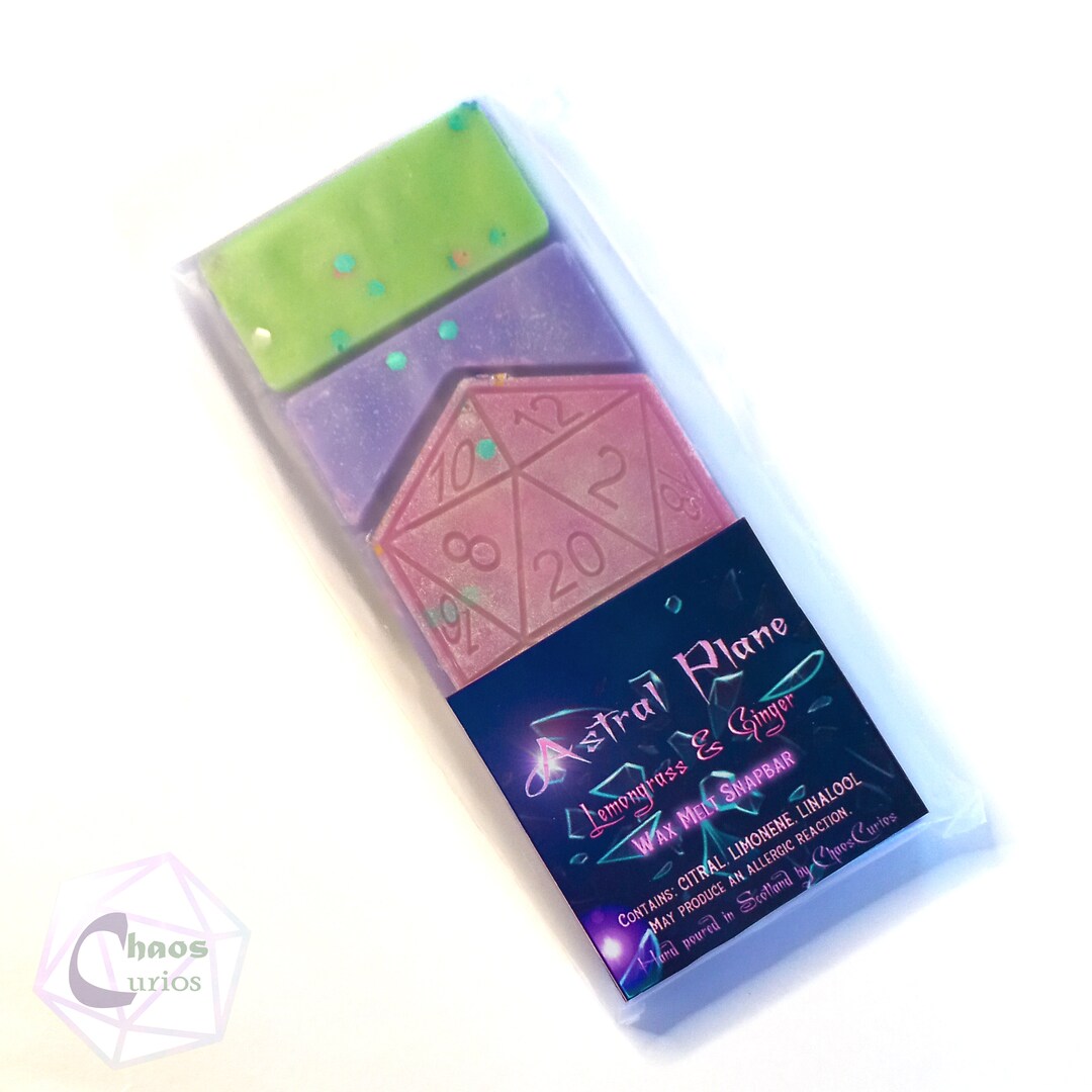 The Astral Planes, Dnd Wax Melt Bar, Lemongrass and Ginger, Roleplay ...