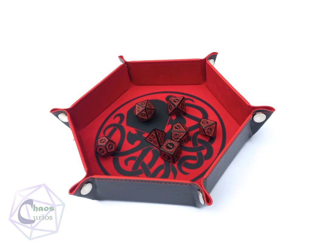 Cthulhu Dice Tray, Black Print, Many Colours Available - Etsy
