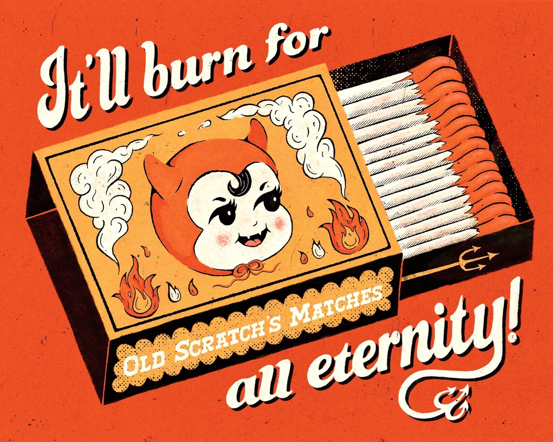 Old Scratch’s Matches - Etsy