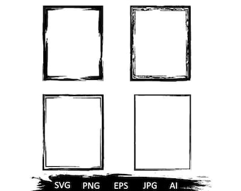 Square Frame Svg | Etsy