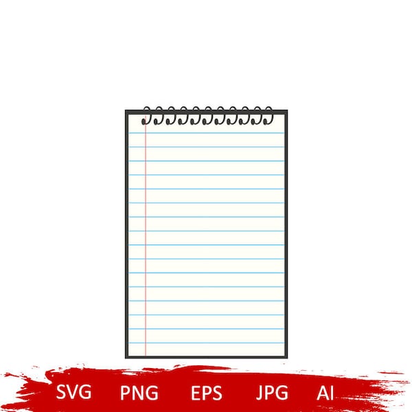 Notebook Spiral Clipart - Etsy