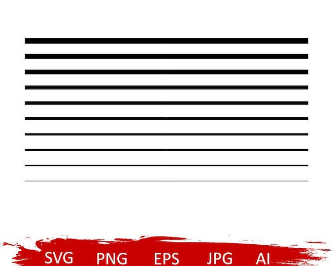 Lines SVG Cut Files | Straight Lines Basic Lines Png File for Cricut ...