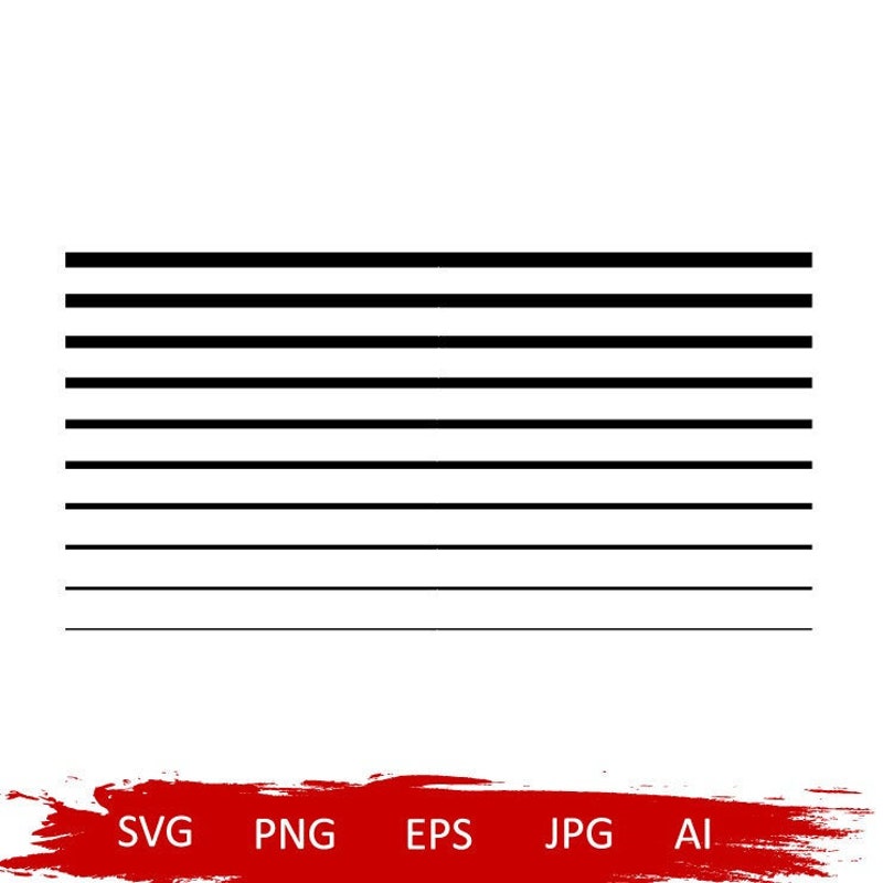 Thick Line Svg - Etsy