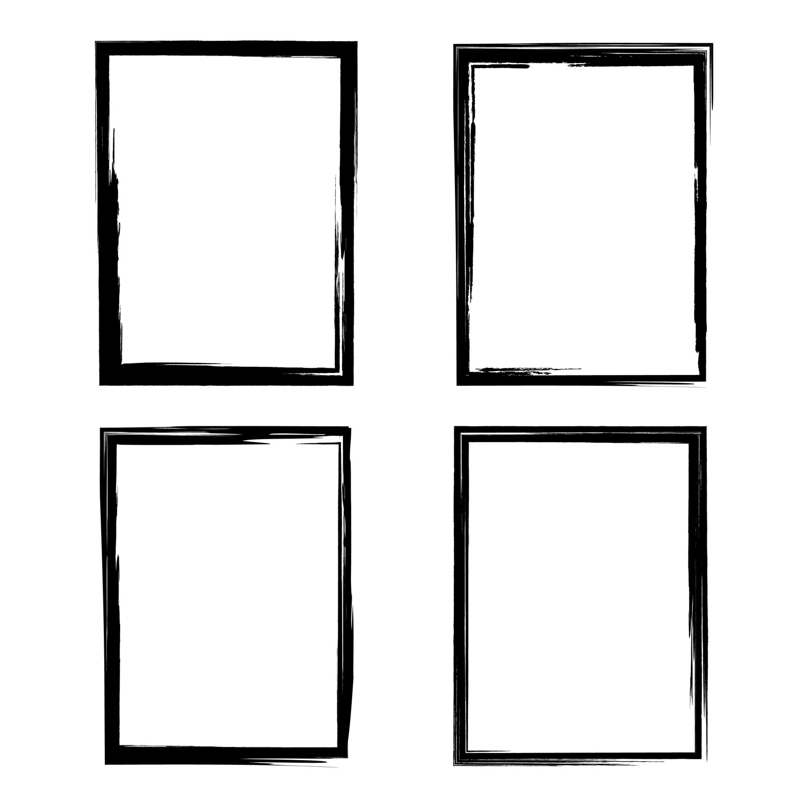 Rectangle Frame Svgsquare Frame Svg Border Svg Double Frame | Etsy