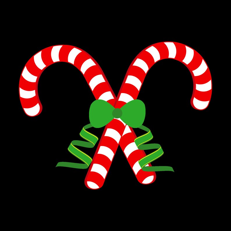 Candy Cane Svg Candy Cane SVG File Cricut Silhouette Candy | Etsy