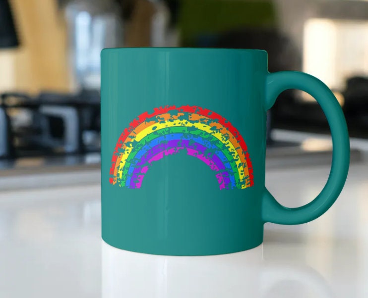 Distressed Rainbow SVG, Rainbow Bundle Svg,grunge Rainbow Svg,rainbow ...