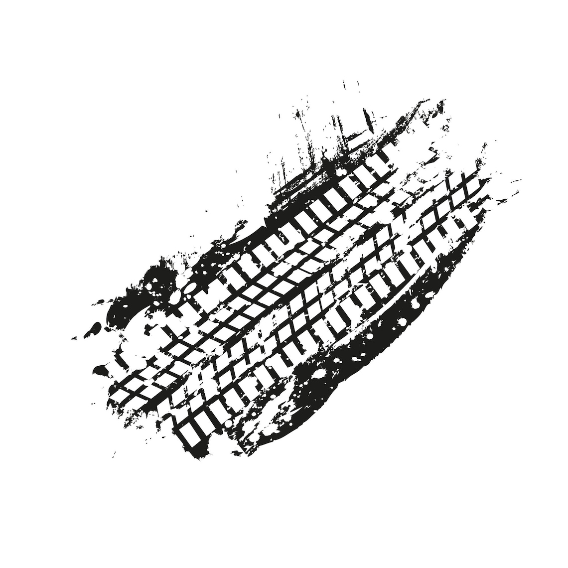 Tire Track Svg Tyre Tracks Svg File Car Wheel Tire Print - Etsy