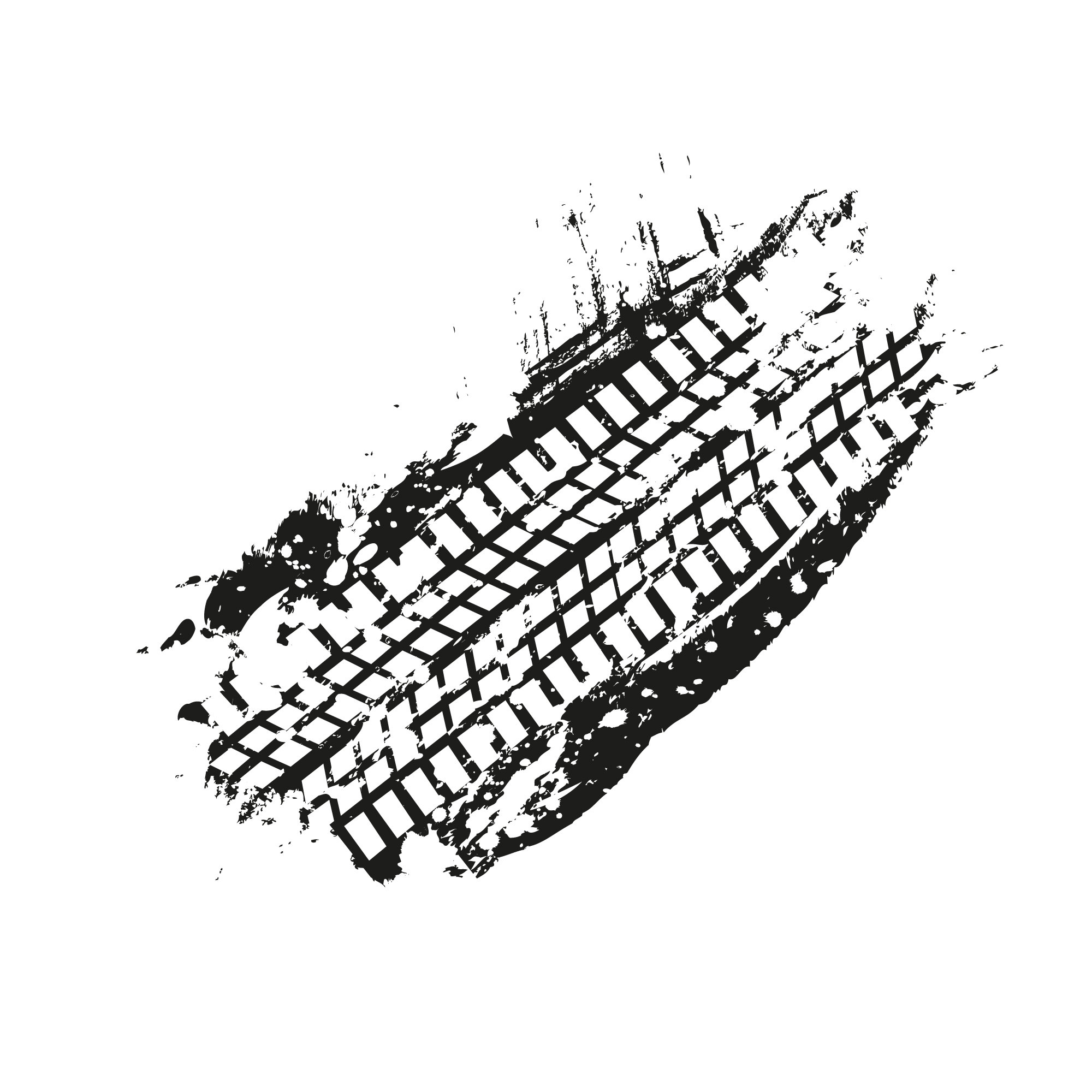 Reifenspur Svg, Reifenspuren Svg-Datei, Auto-Radreifen Druck Silhouette ...