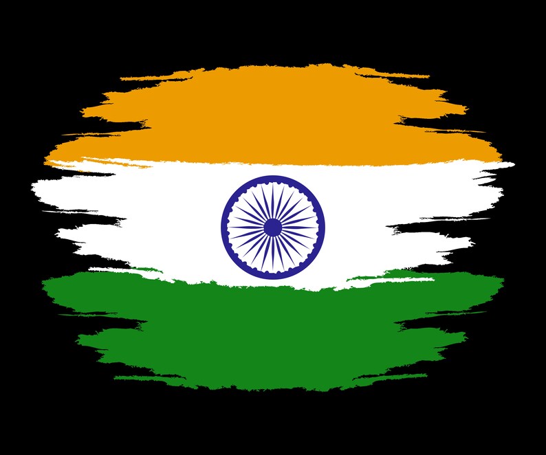 India Flag Svg Distressed Indian Flag Svg India Flag Svg - Etsy