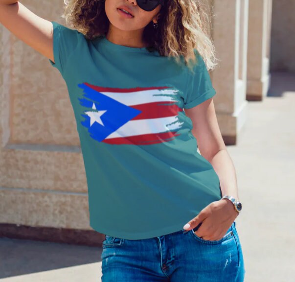 Puerto Rico Flag Svg Puerto Rican Flag Shirt Distressed Flag | Etsy
