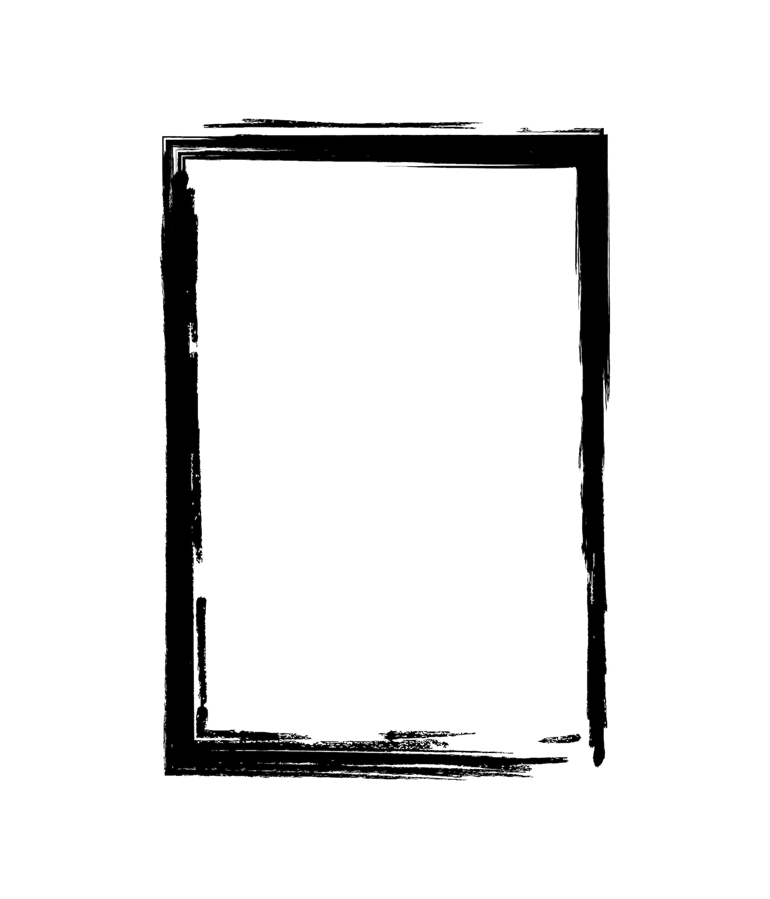 Grunge Frame Svg Distressed Frame Svg Png Square Frame Svg | Etsy Canada