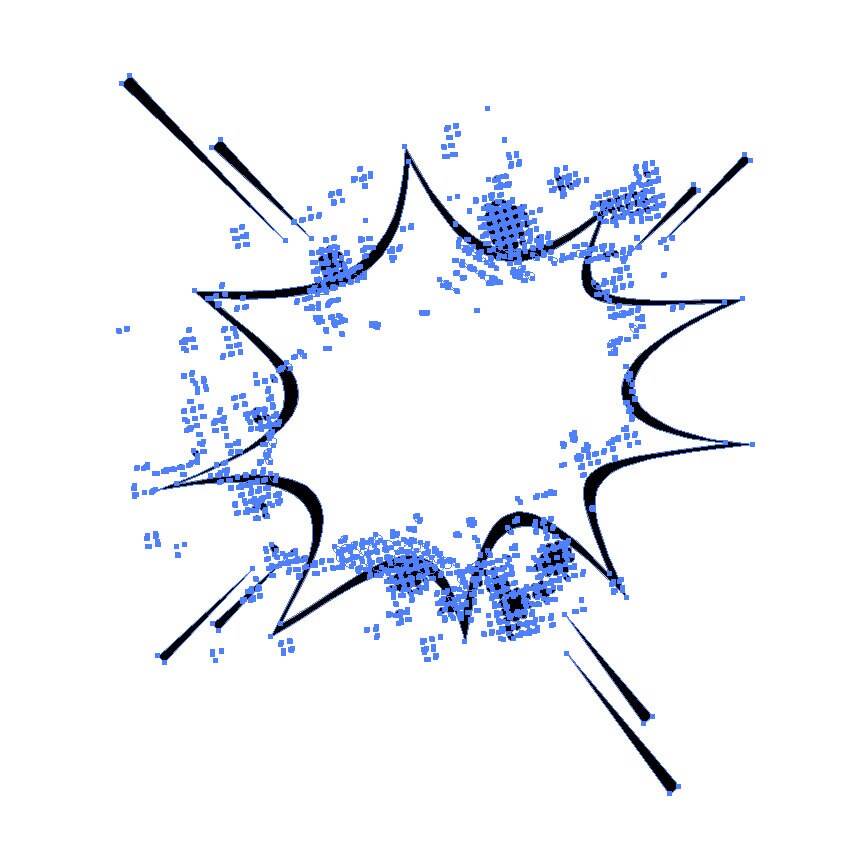 Comic Book SVG, Callout Bomb, Explosion Stars , Blast Smoke SVG ...