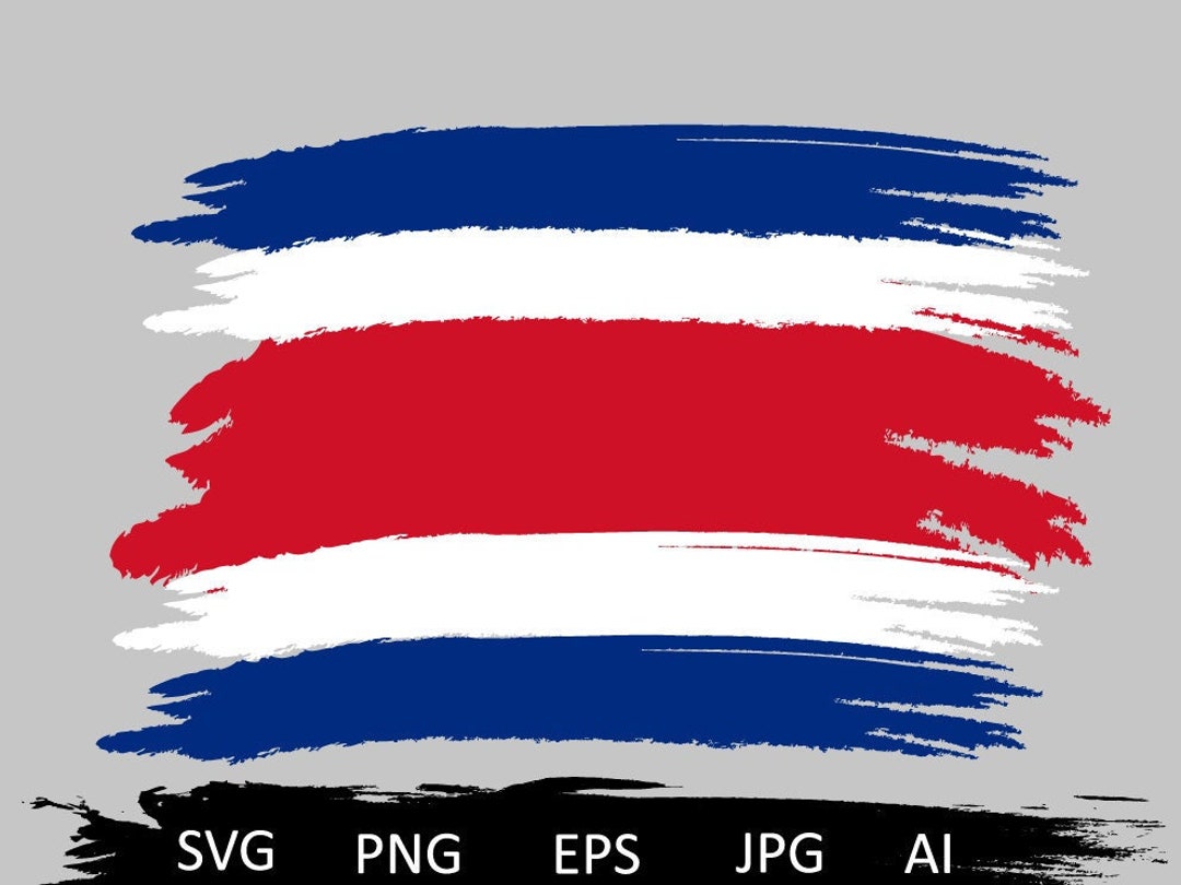 Distressed Costa Rica Flag Svg, Costa Rica Flag Shirt, Costa Rica Flag ...