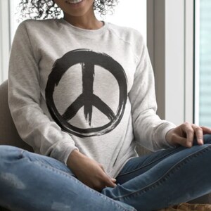 Distressed Peace Sign, Grunge Peace Sign, Peace Sign Image, Peace Print ...