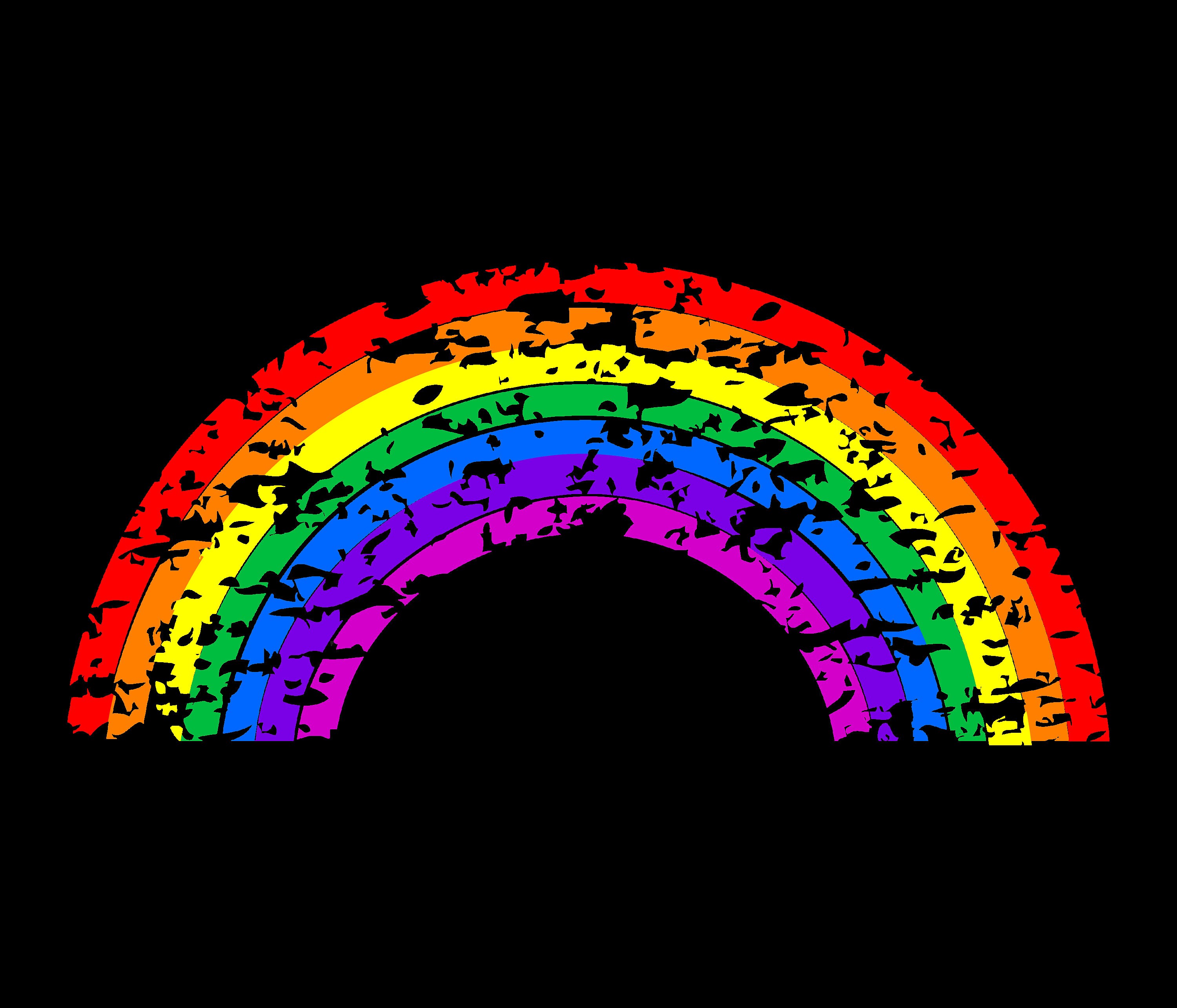 Distressed Rainbow SVG, Rainbow Bundle Svg,grunge Rainbow Svg,rainbow ...