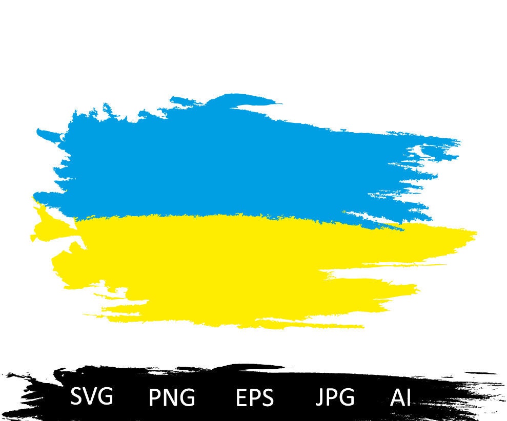 Ukraine Flag Svg Distressed Ukraine Flag Svg Ukrainian Flag - Etsy Canada