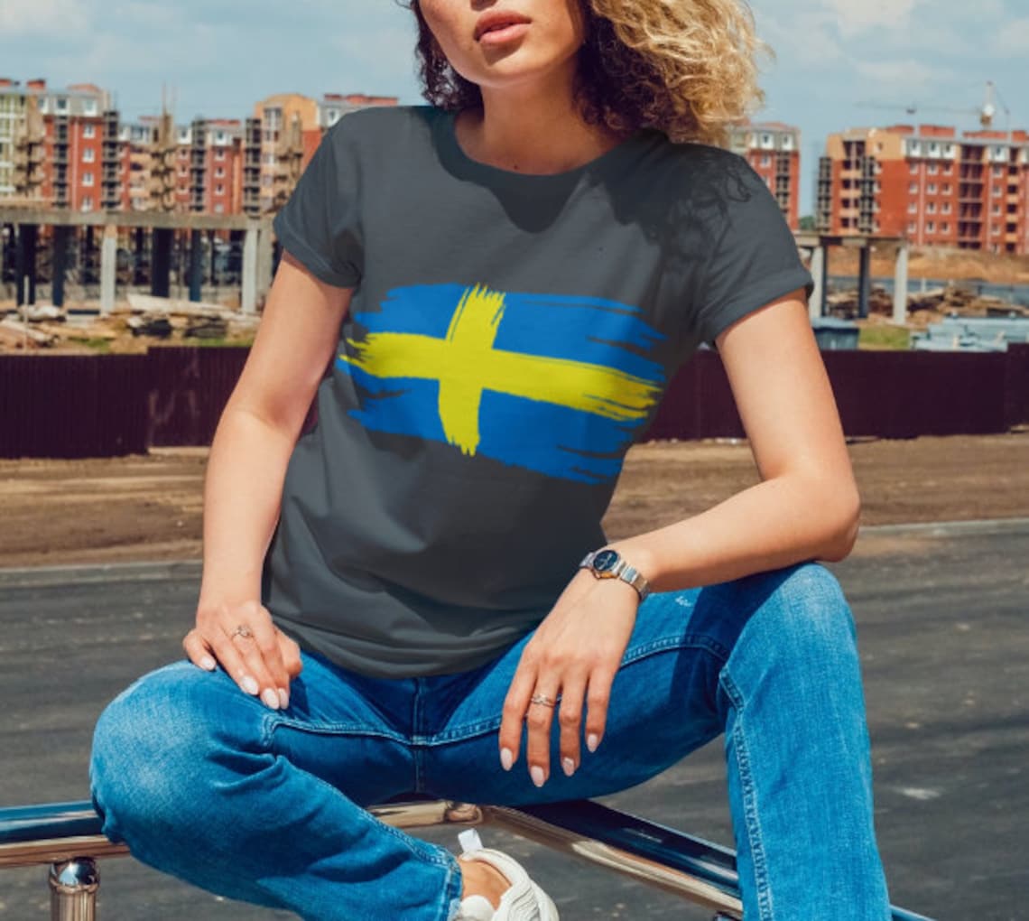 Sweden Flag Svg, Distressed Swedish Flag Svg, Swedish Flag Svg, Sweden ...