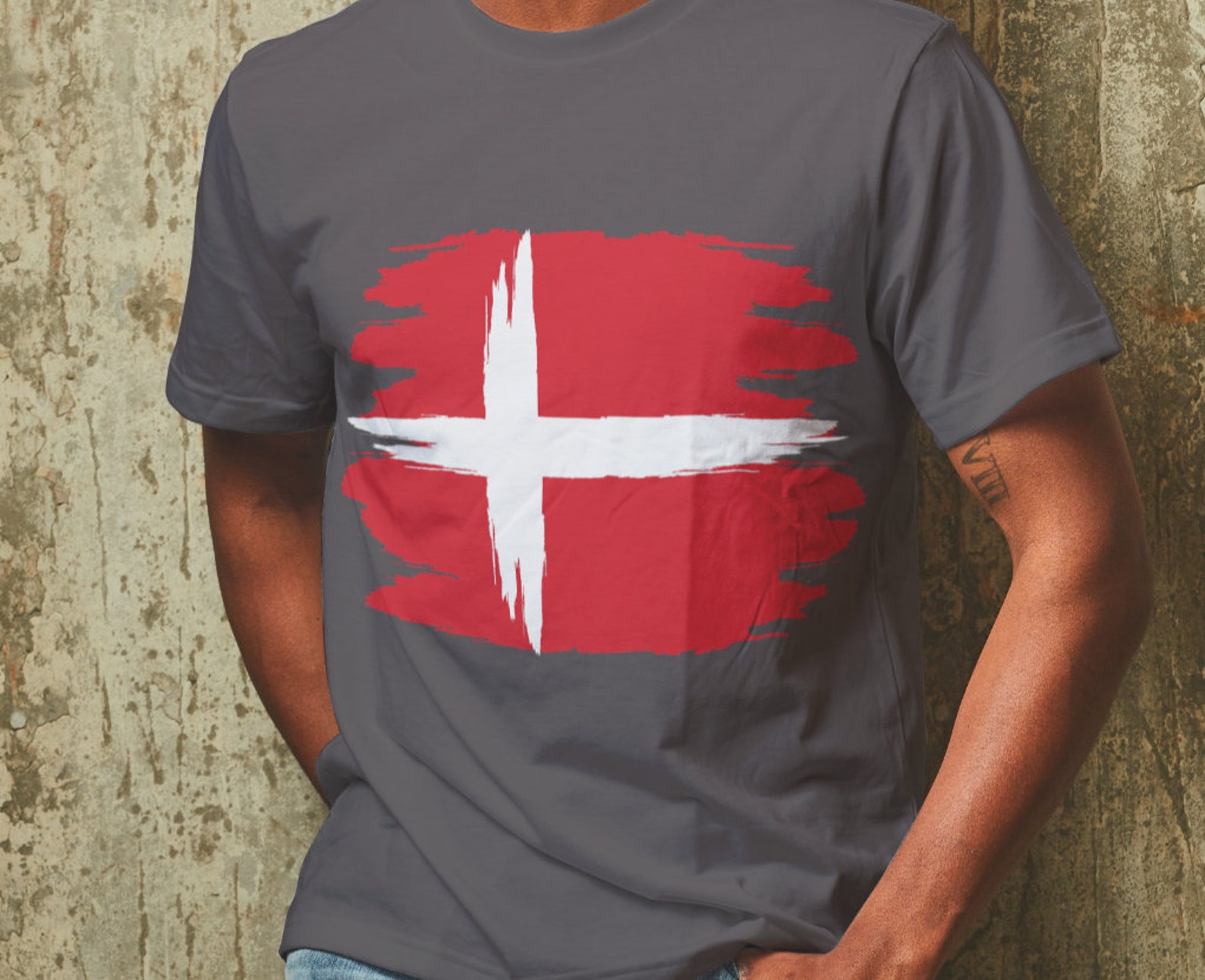 Denmark Flag Svg Denmark Flag Shirt Distressed Flag Svg - Etsy