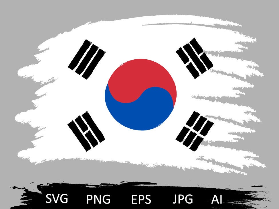 South Korea Flag Svg,korea Flag Shirt,distressed Flag Svg,korea Flag ...