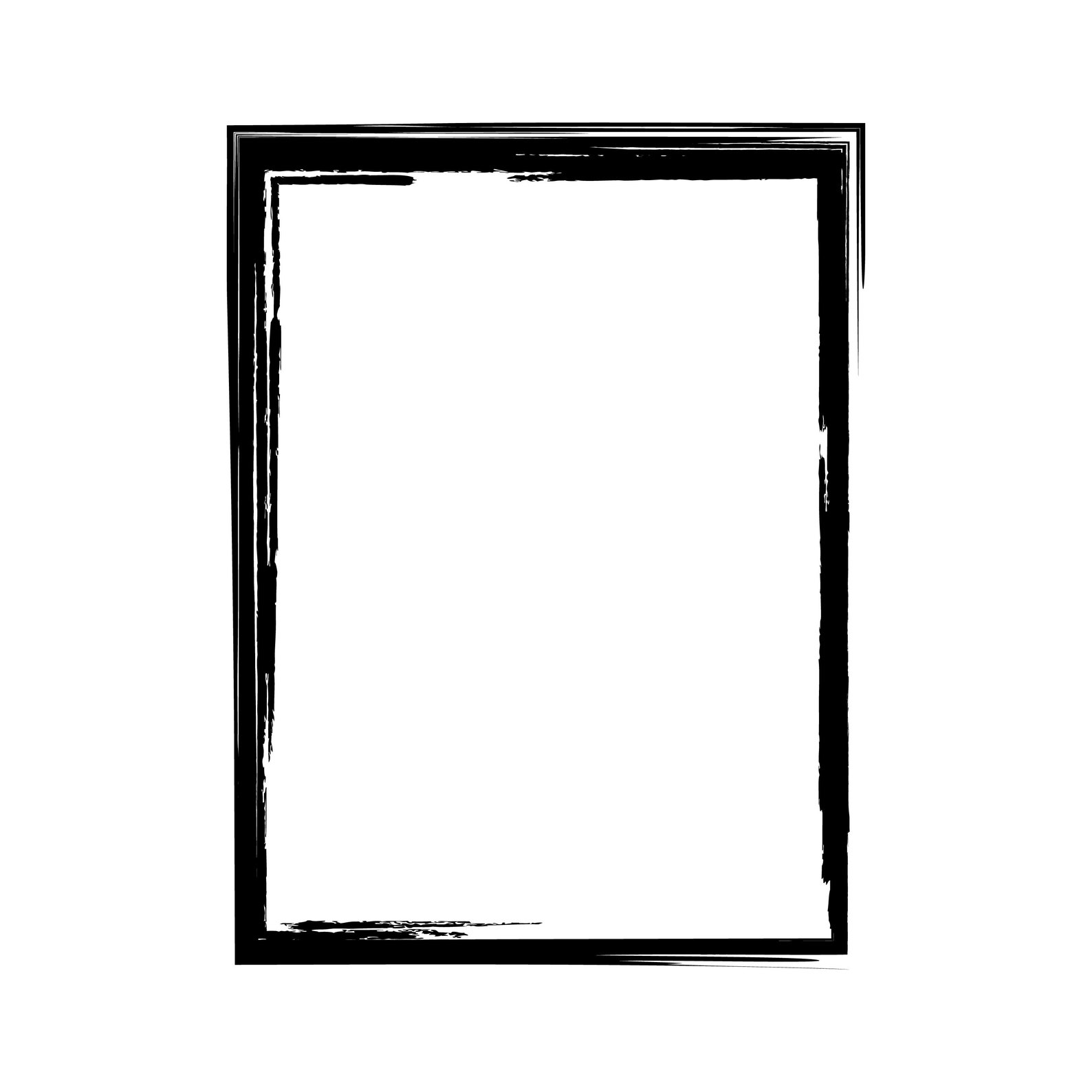 Rectangle Frame Svgsquare Frame Svg Border Svg Double Frame | Etsy