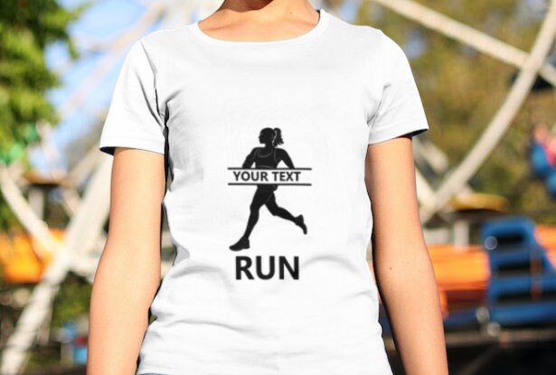 Running Woman Svg Running Girl Silhouette Keep Running Svg - Etsy