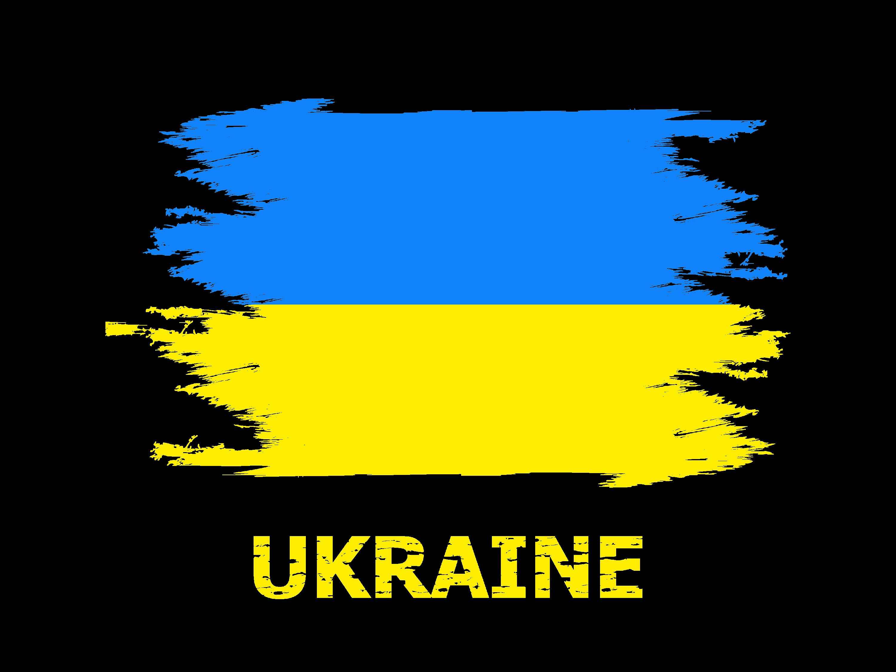 Ukrainian Flag Svg Free Ukraine Ukraine Flag Svg Distressed | Etsy