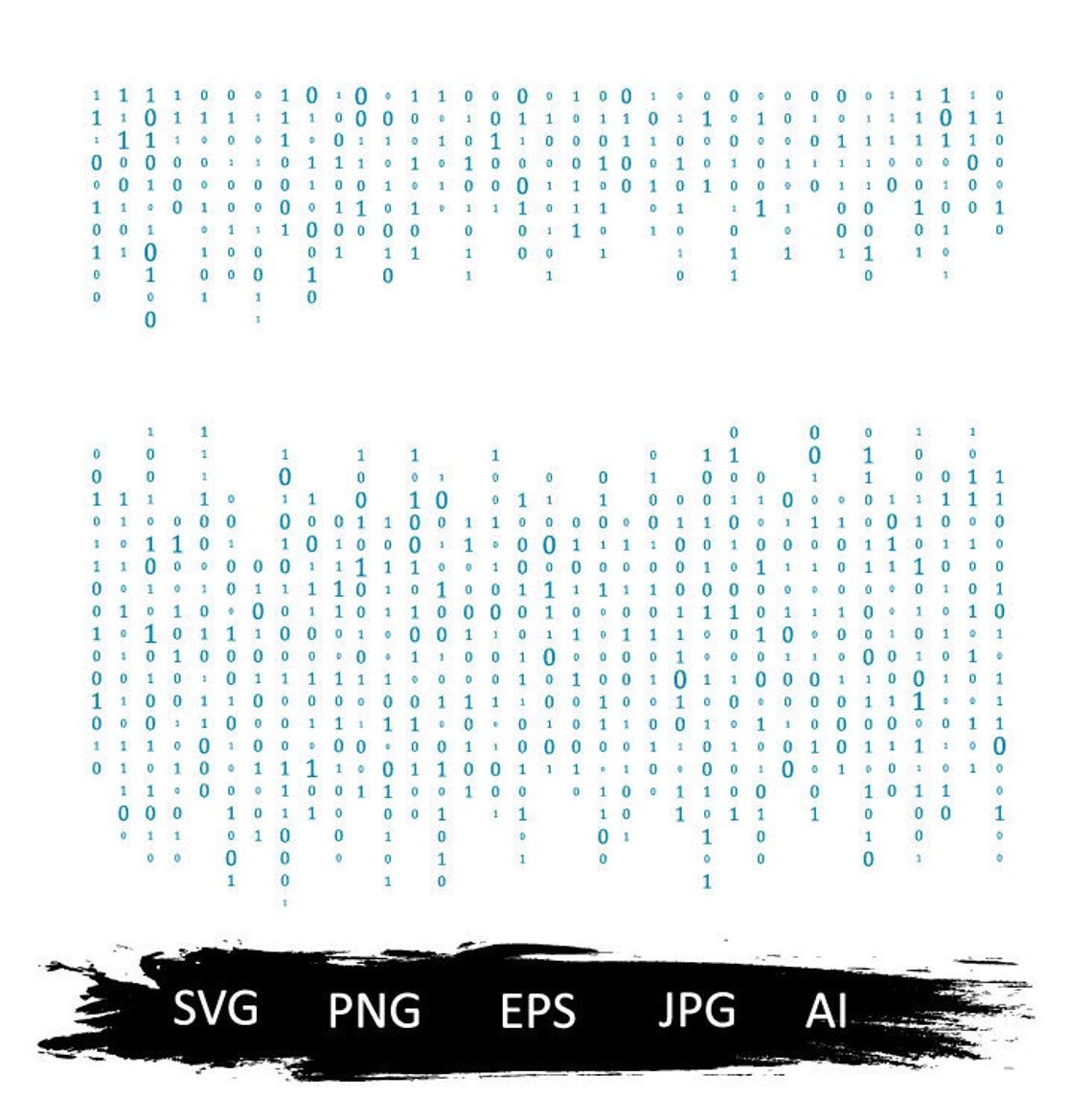 Matrix Svg Abstract Matrix Pattern Svg Binary Computer Code - Etsy