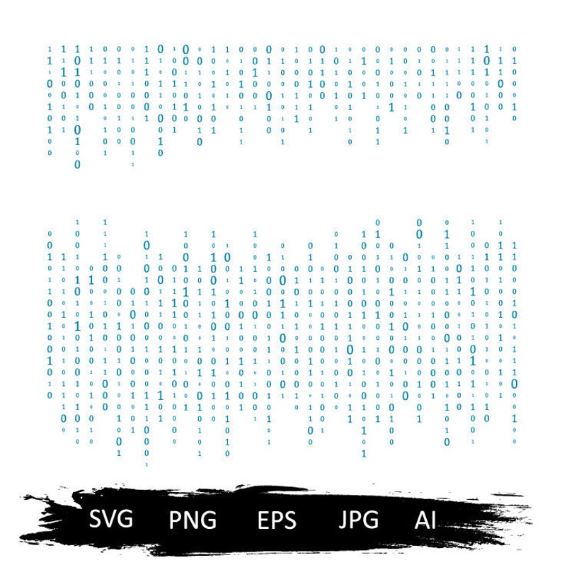 Matrix Svg Abstract Matrix Pattern Svg Binary Computer Code - Etsy
